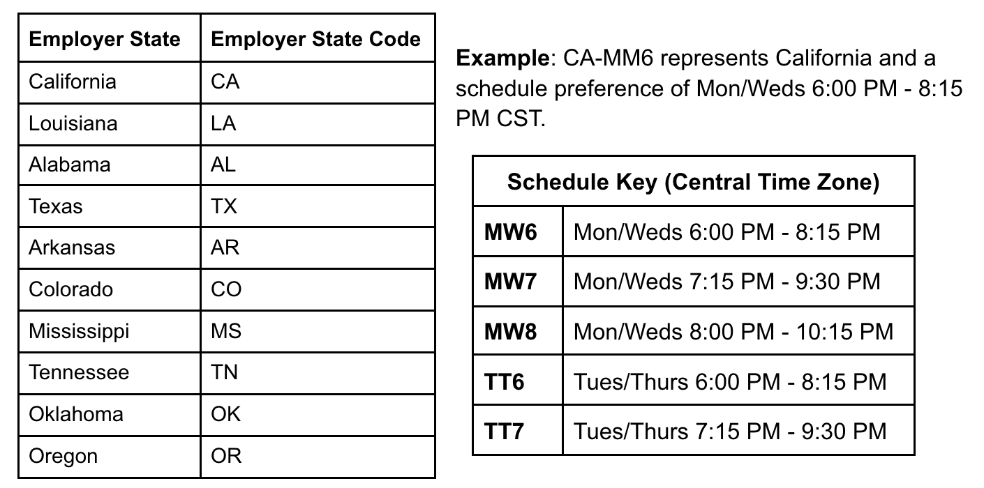 How Do I Update My Schedule Preference?