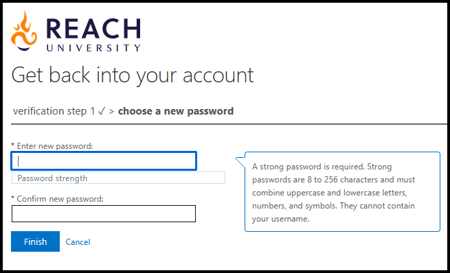 I'm locked out. How do I reset my Reach password?