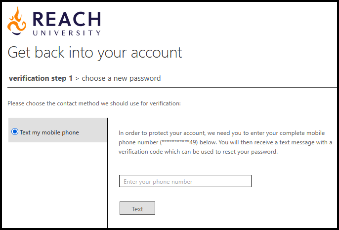 I'm locked out. How do I reset my Reach password?